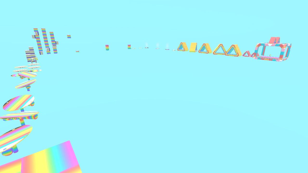 try to speed run this PT2 rainbow obby - HiberWorld: Play, Create, Share.