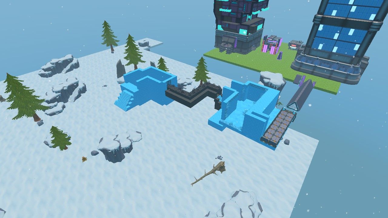 escape the cold forest - HiberWorld: Play, Create, Share.