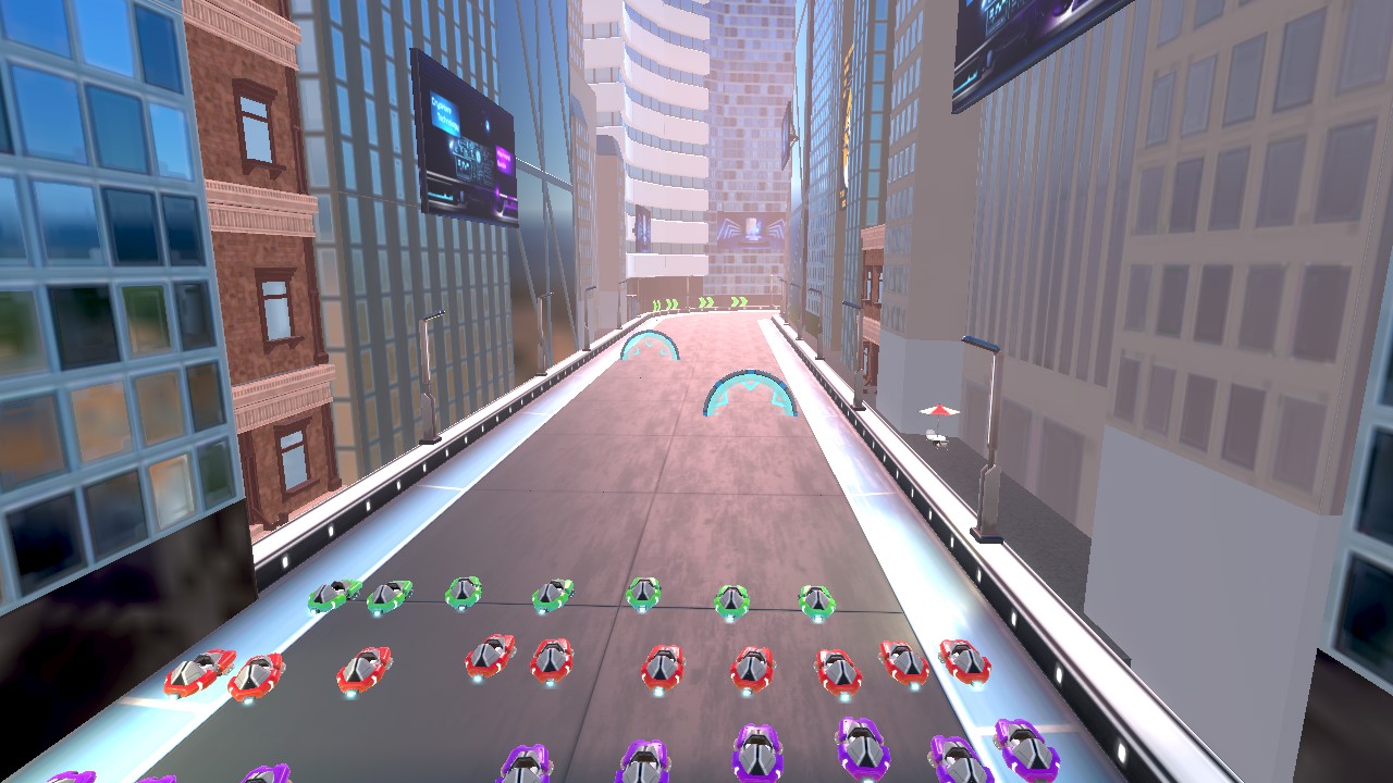 Hiber racers part 1 through the streets. - HiberWorld: Play, Create, Share.