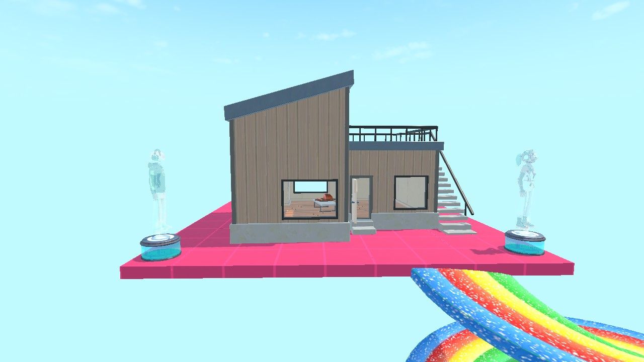 Short pink and red obby - HiberWorld: Play, Create, Share.