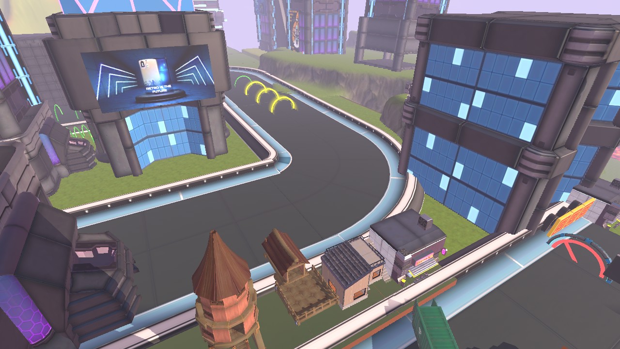 Race in a city - HiberWorld: Play, Create, Share.