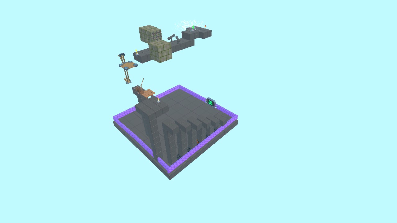 Short Easy Block Run - HiberWorld: Play, Create, Share.