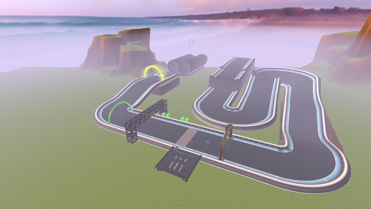 racing track - HiberWorld: Play, Create, Share.