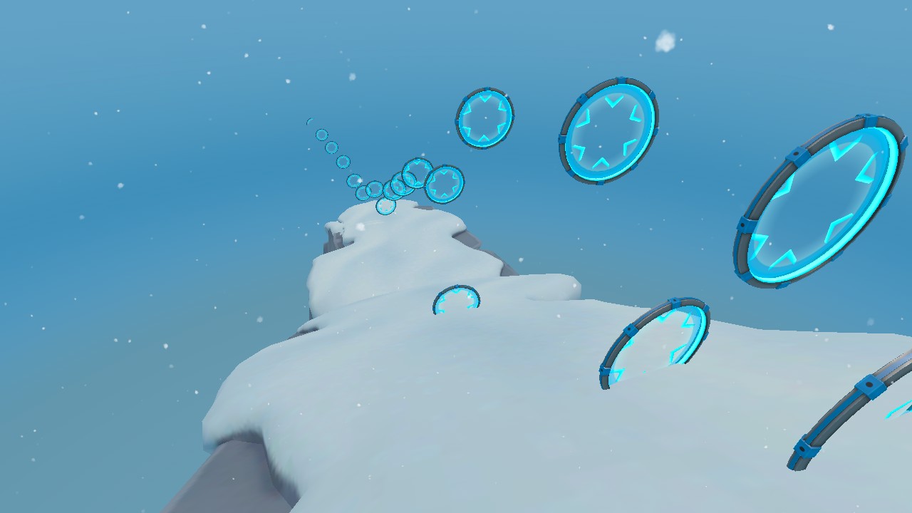 Montain Slide (Snow) - HiberWorld: Play, Create, Share.