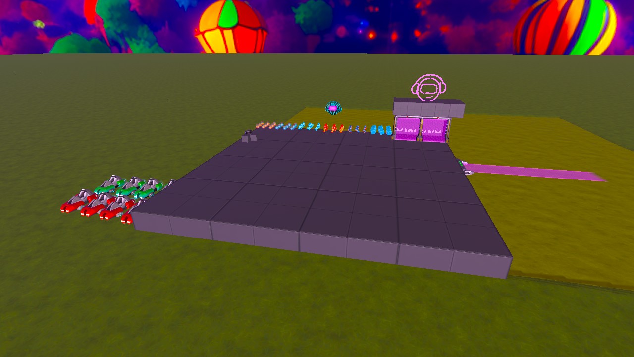 Powerups Test (and cars) - HiberWorld: Play, Create, Share.