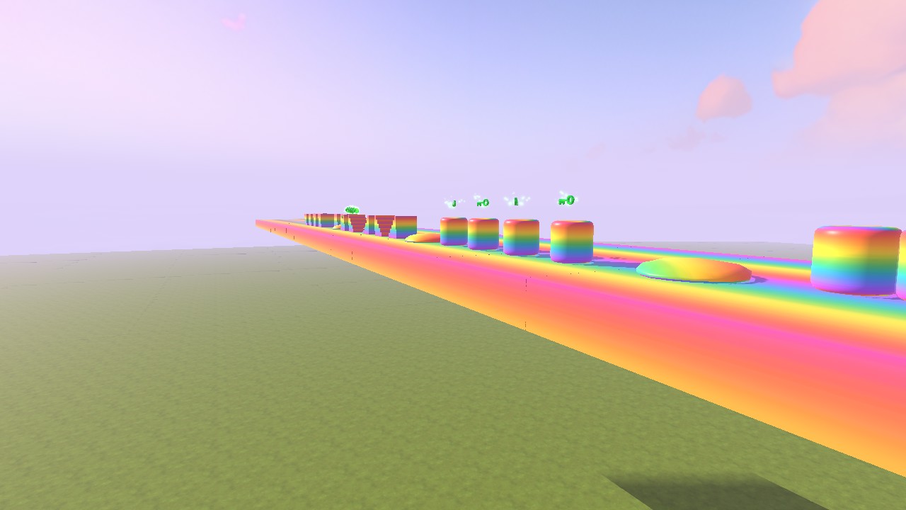 Rainbow obby!🌈 - HiberWorld: Play, Create, Share.