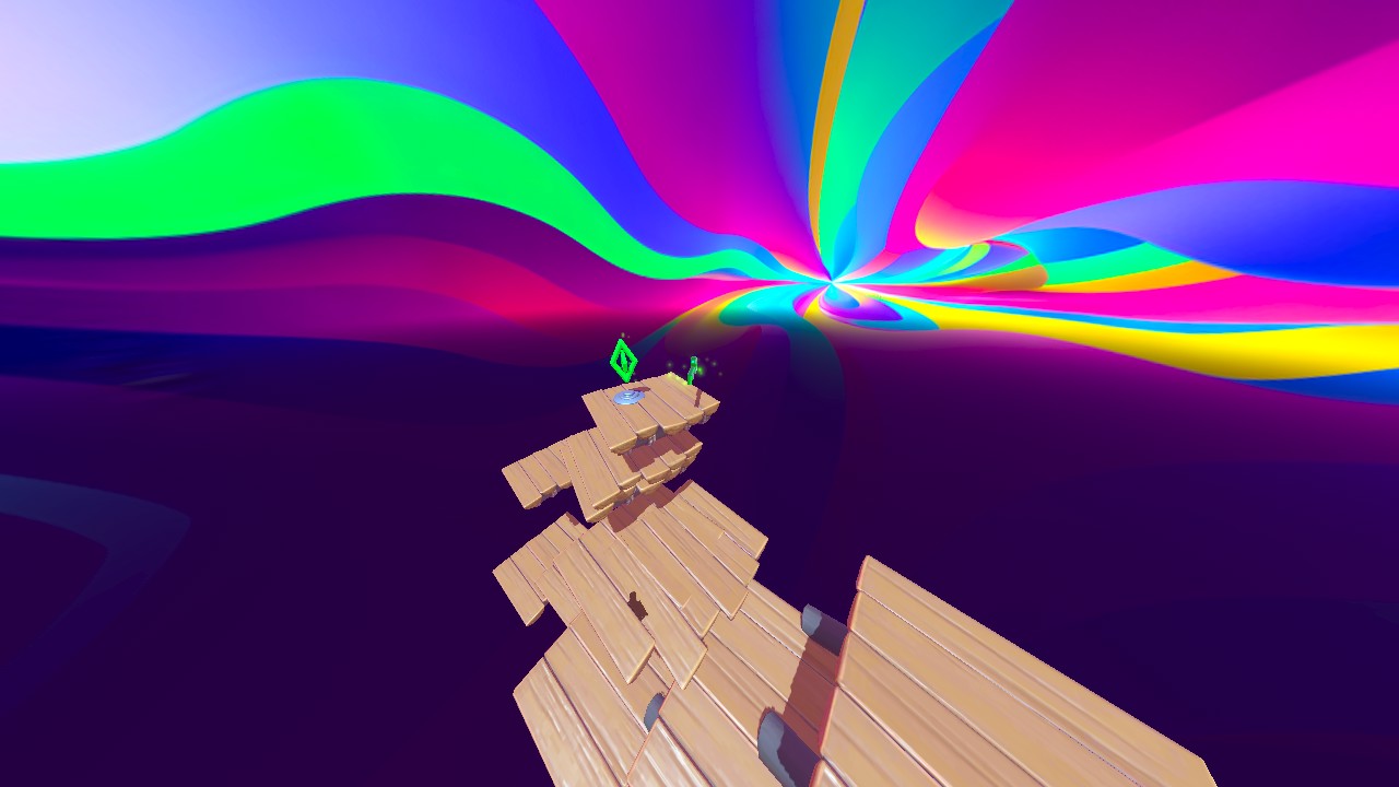 Climb the stairs to get the key - HiberWorld: Play, Create, Share.