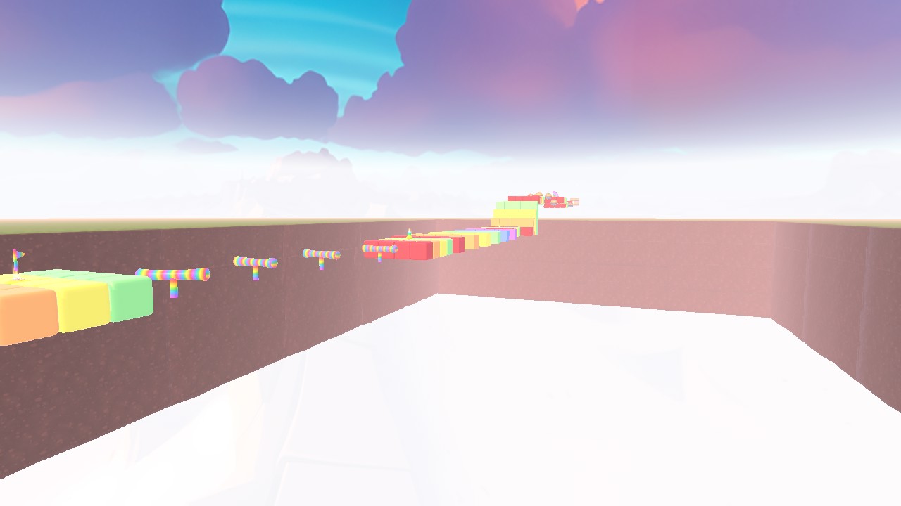 Colorful rainbow Obby - HiberWorld: Play, Create, Share.