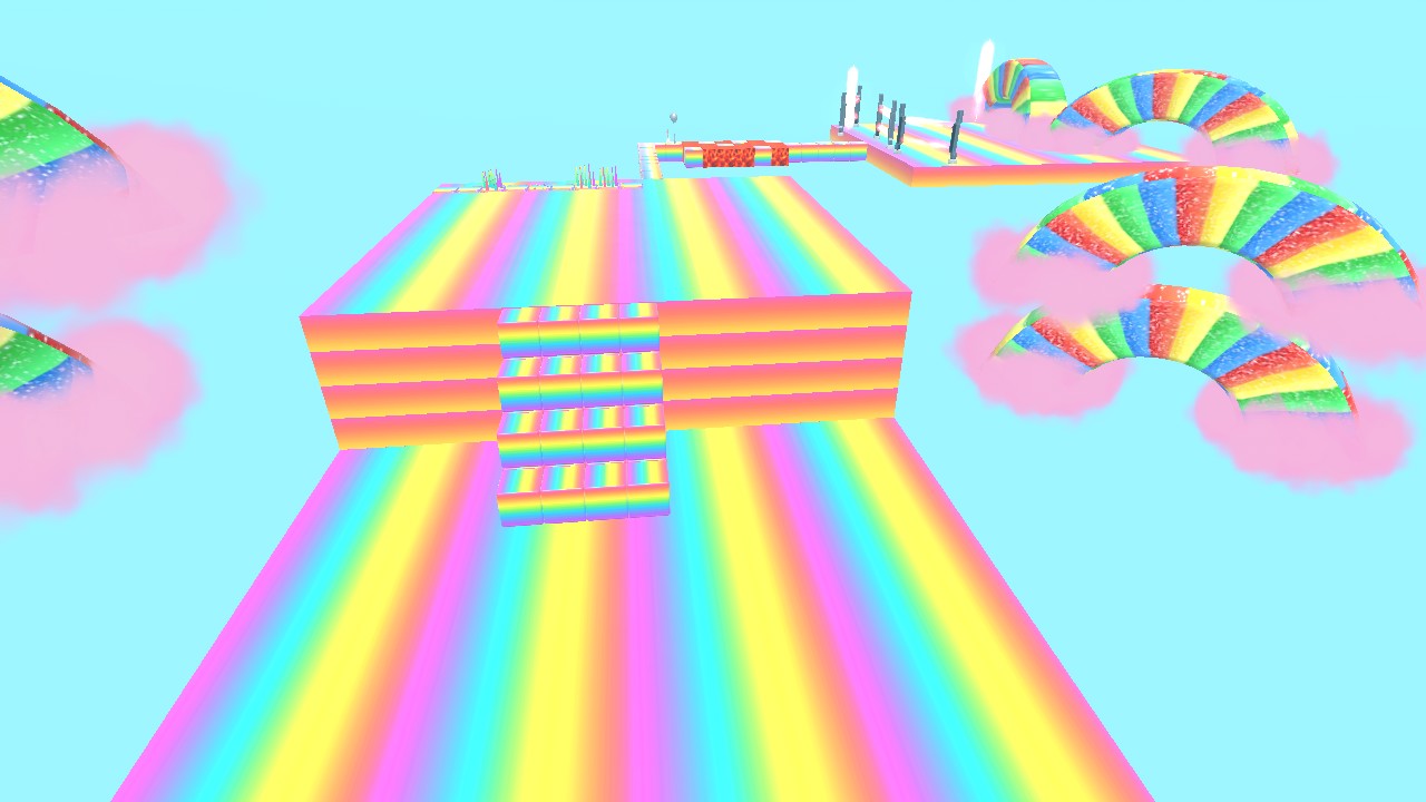 Rainbow obby Love cat - HiberWorld: Play, Create, Share.