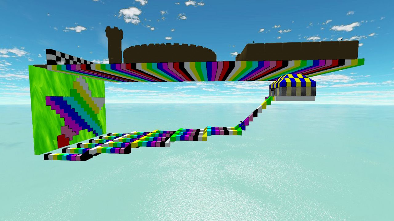 Rainbow Race - HiberWorld: Play, Create, Share.