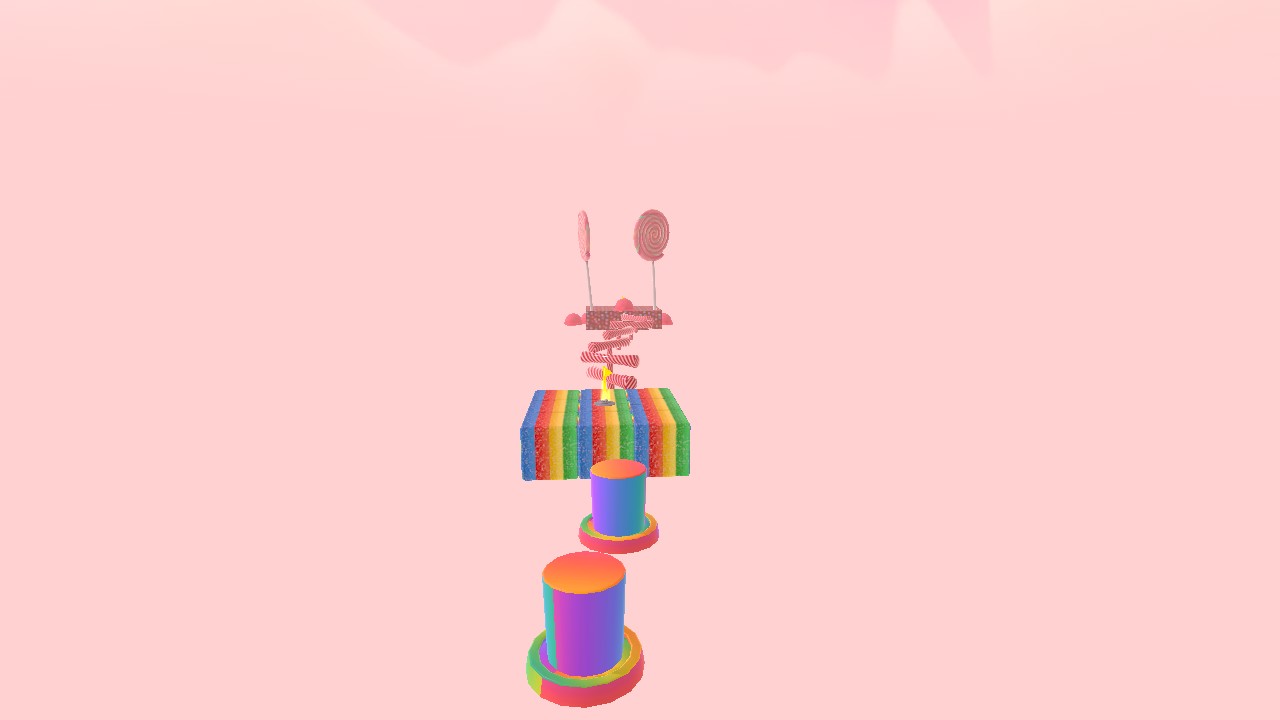 Candy land world (easy and short) :) - HiberWorld: Play, Create, Share.