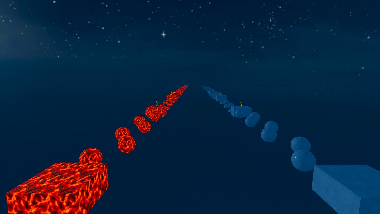 Lava vs. Ice Obby - HiberWorld: Play, Create, Share.