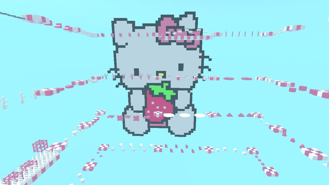 💕Hello kitty obby 💕 - HiberWorld: Play, Create, Share.
