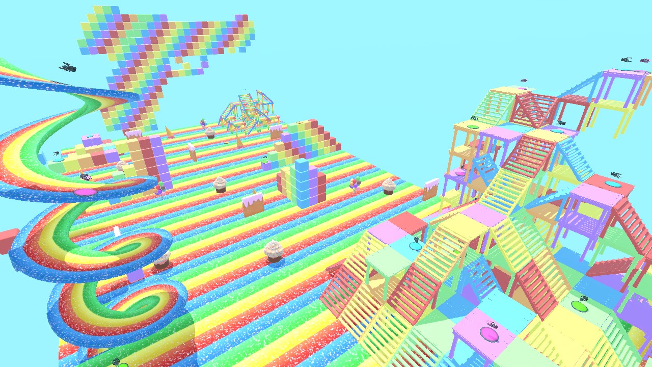 Rainbow Candy Shooter - HiberWorld: Play, Create, Share.