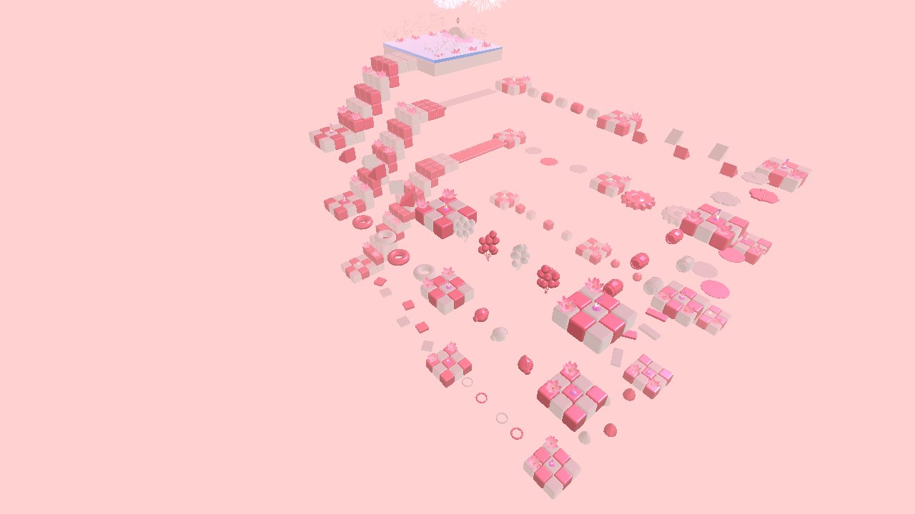 Pink Flower Obby - HiberWorld: Play, Create, Share.