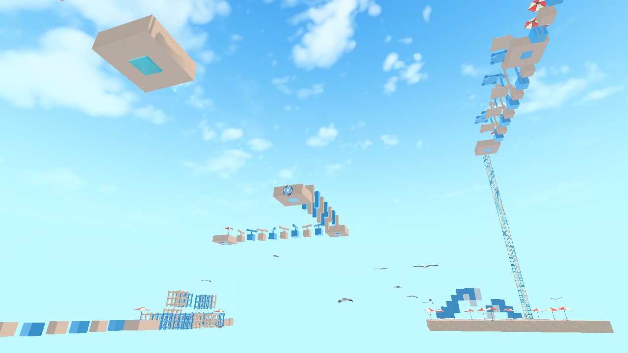 🌊Beach Obby!!🌊 - HiberWorld: Play, Create, Share.