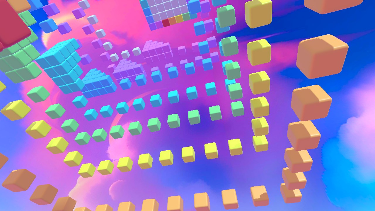 Mega cube rainbow obby! - HiberWorld: Play, Create, Share.