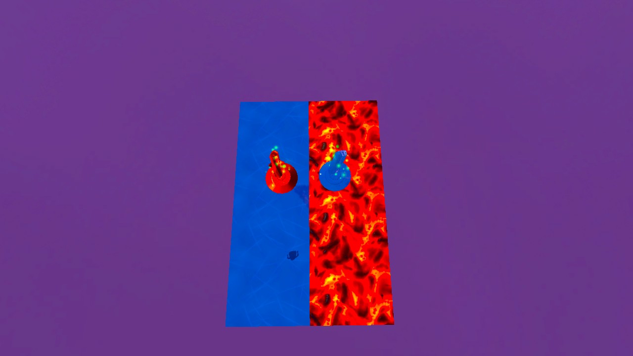lava VS ice - HiberWorld: Play, Create, Share.