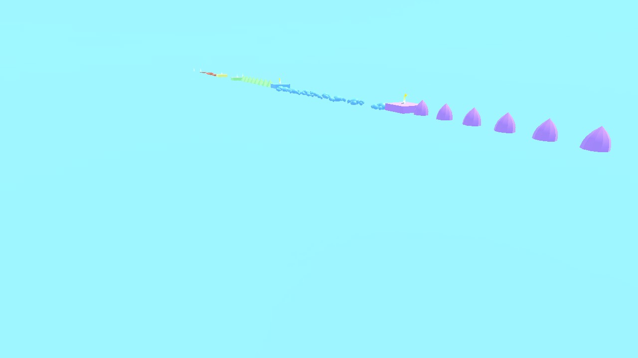 Rainbow obby! Obby number two! - HiberWorld: Play, Create, Share.