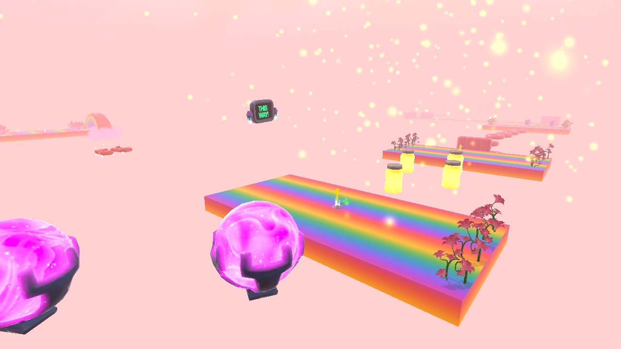 -Aesthetic Rainbow Obby 2- - HiberWorld: Play, Create, Share.