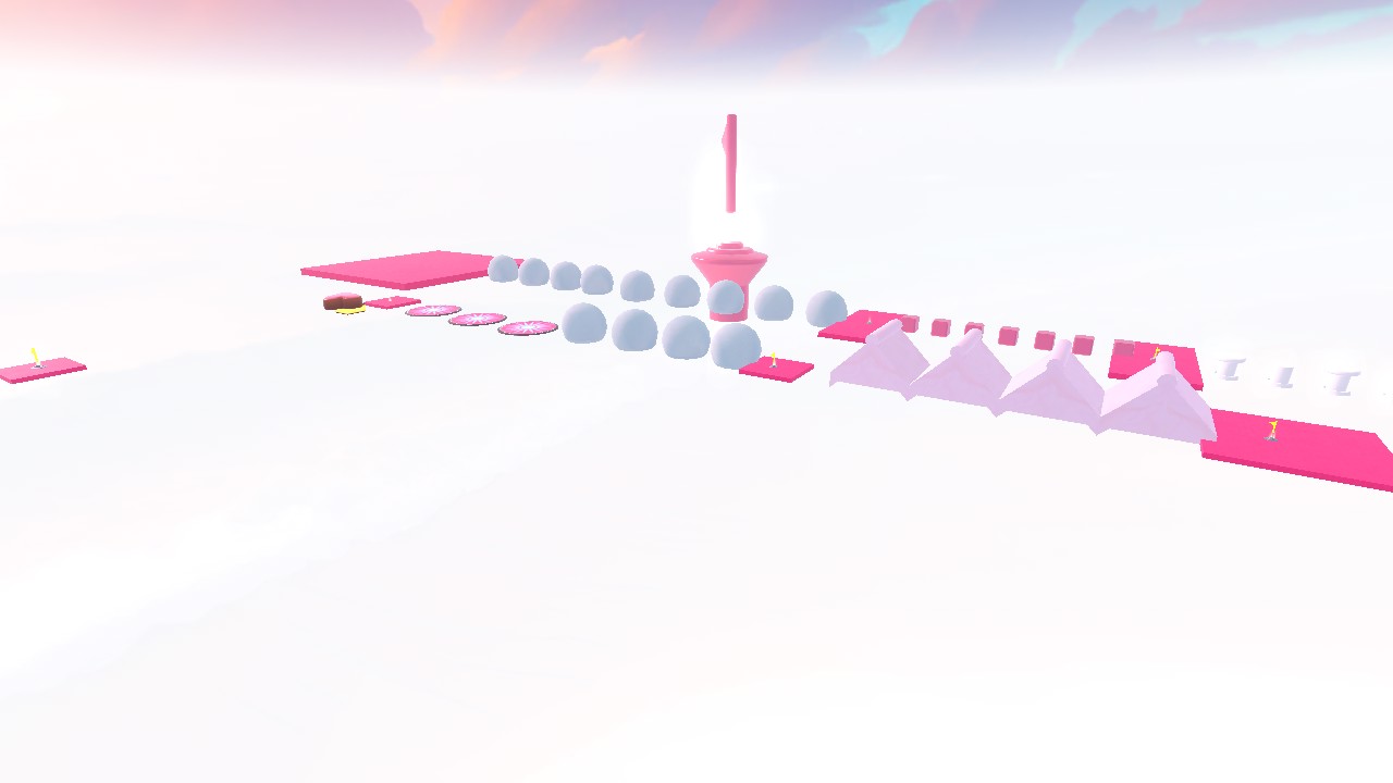 pink white obby!!! - HiberWorld: Play, Create, Share.