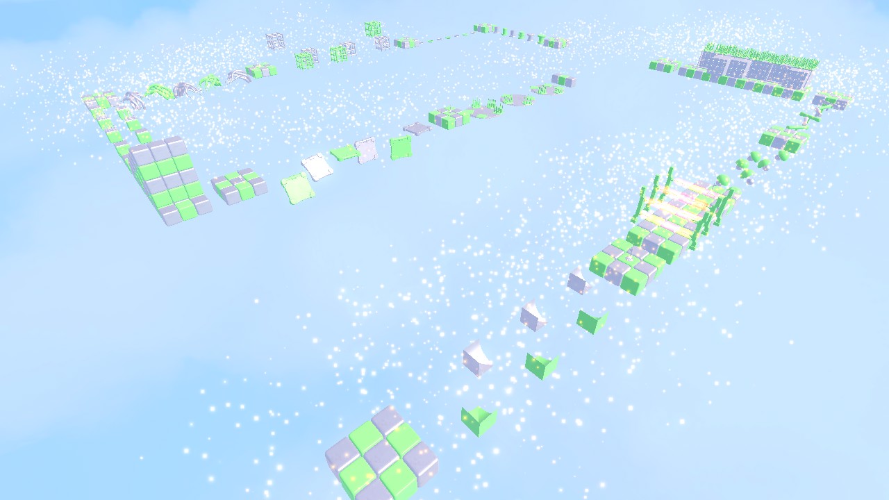 relatively short pearly green obby!!🍀🥑🐷 - HiberWorld: Play, Create, Share.