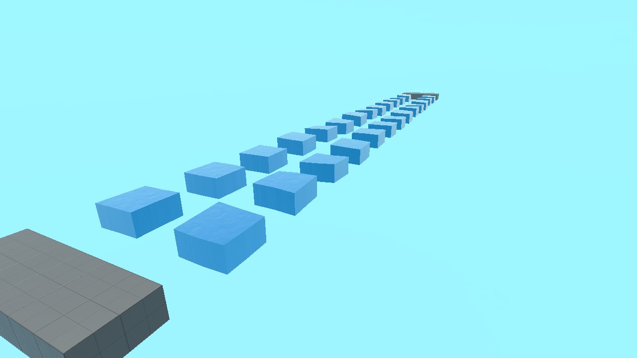 Impossible glass bridge 🌉 - HiberWorld: Play, Create, Share.