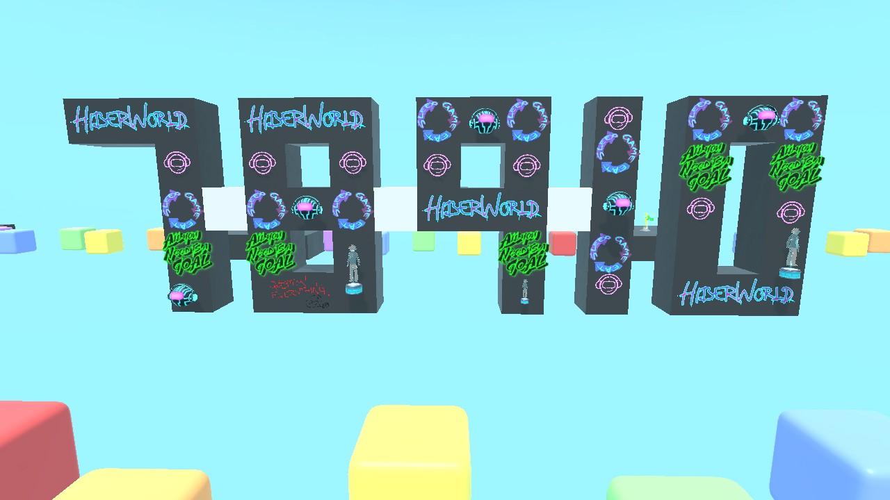 Short Rainbow Obby VII - VIII - IX - X Announcement! - HiberWorld: Play ...