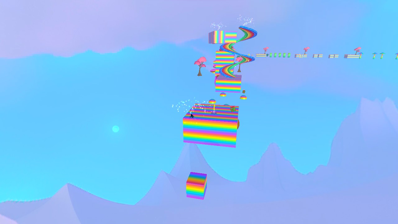 Rainbow world - HiberWorld: Play, Create, Share.