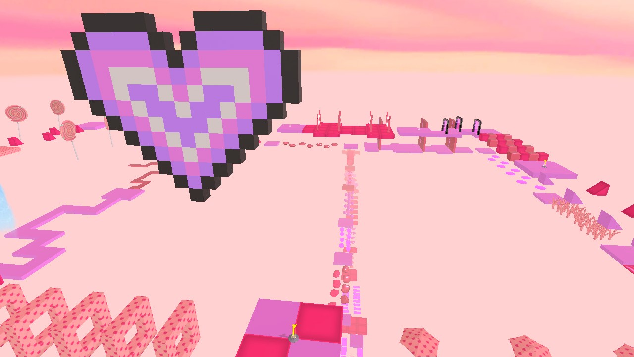 Pink Mega Obby The winner who didn't give up wins - HiberWorld: Play ...
