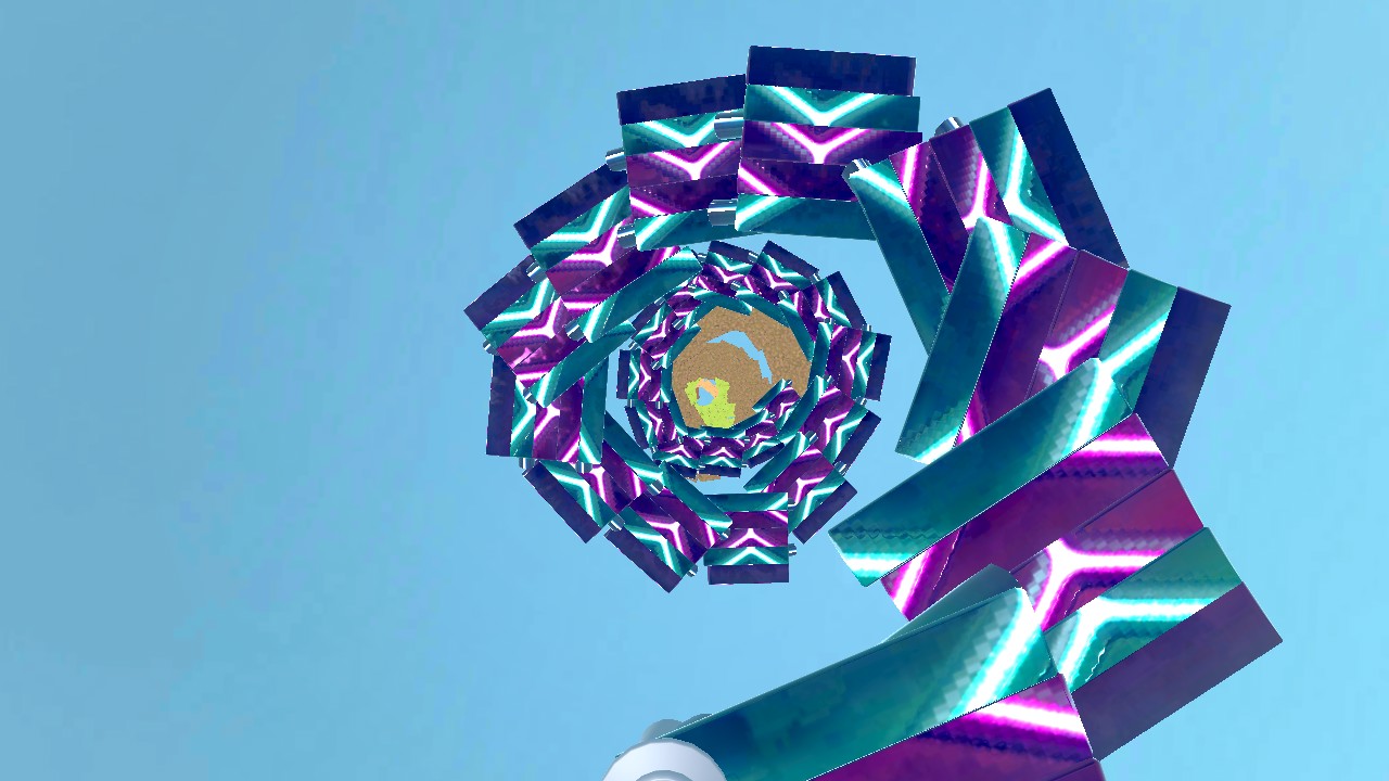 Endless spiral stairs - HiberWorld: Play, Create, Share.