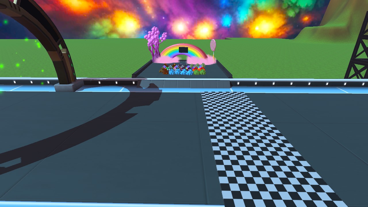Candy race game - HiberWorld: Play, Create, Share.
