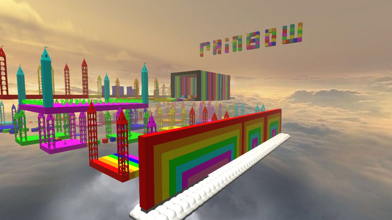 THE RAINBOW FUN RUN -RO21 - HiberWorld: Play, Create, Share.