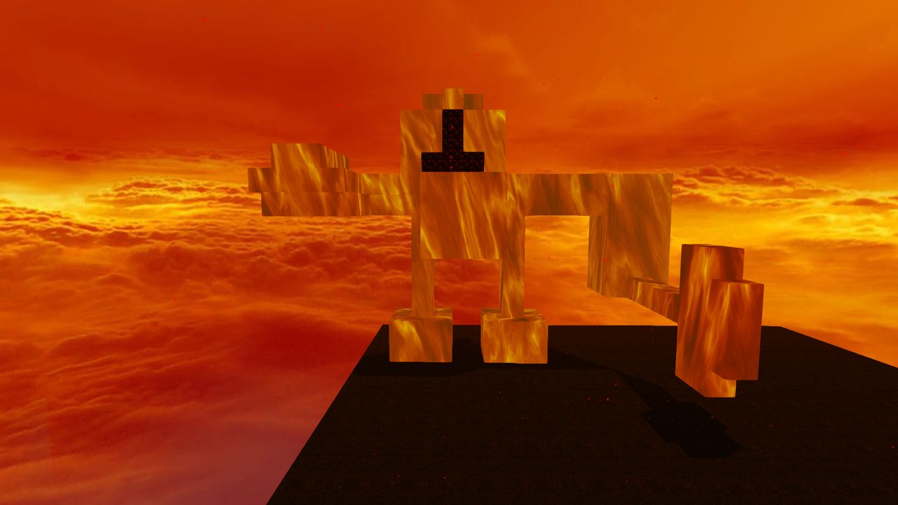 lava monster - HiberWorld: Play, Create and Share in the Metaverse.