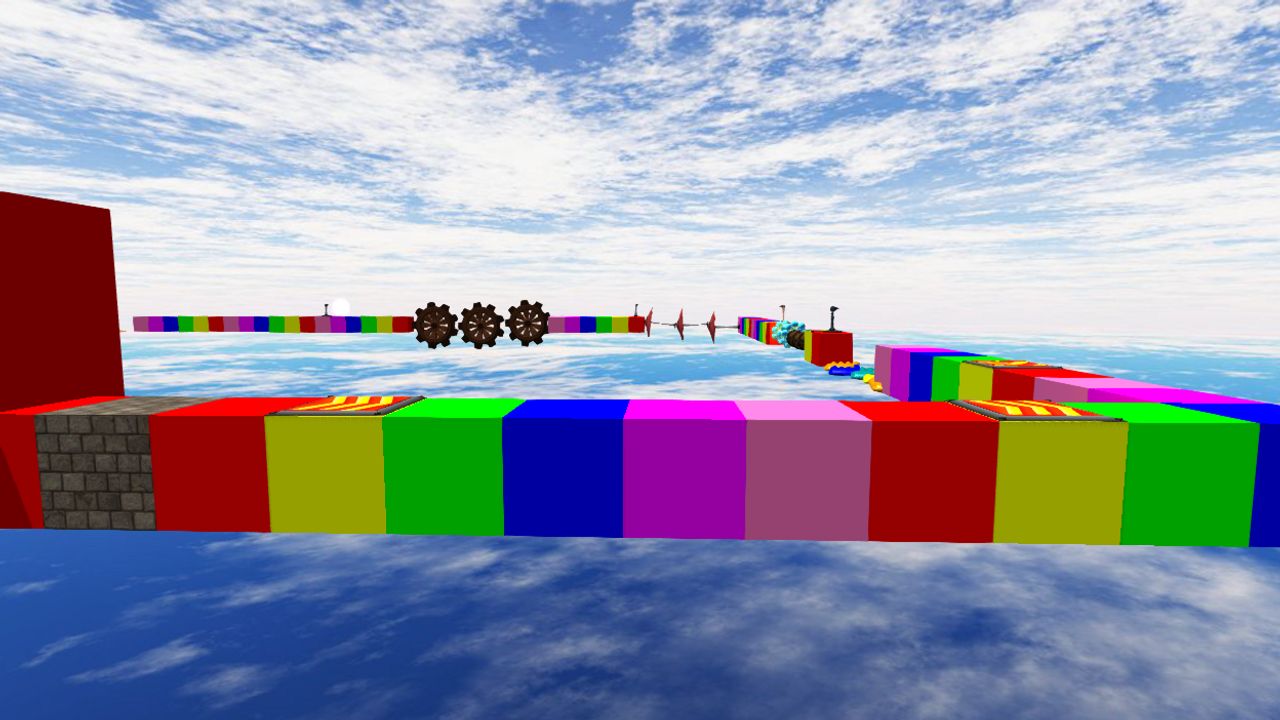 Rainbow Fun Run - HiberWorld: Play, Create, Share.