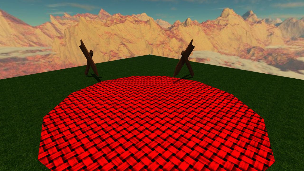 The Outside Of a Normal Map fire hills - HiberWorld: Play, Create, Share.