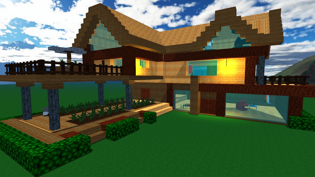 King's Wooden House - HiberWorld: Play, Create, Share.