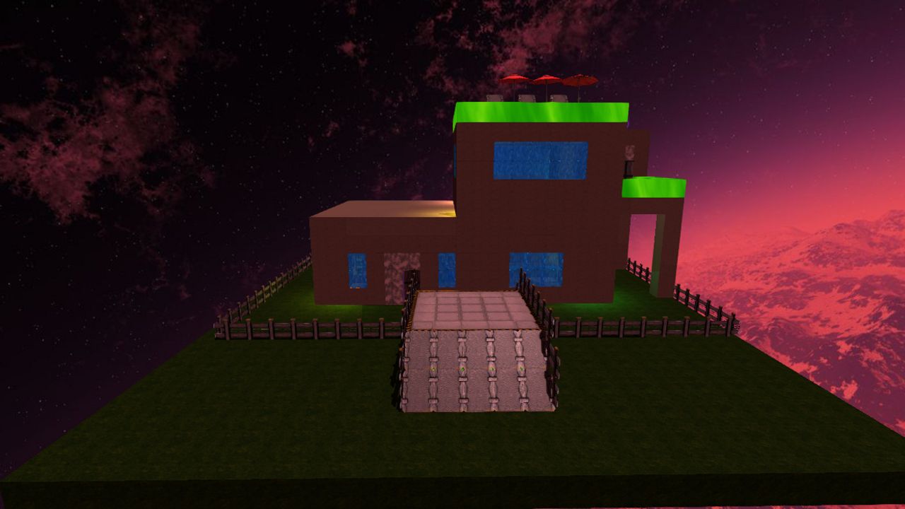 Code R3D house 🏡 - HiberWorld: Play, Create, Share.