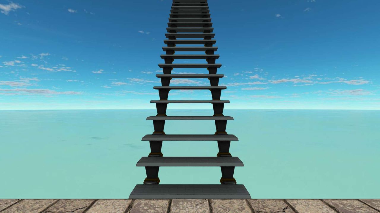 long stairs - HiberWorld: Play, Create, Share.