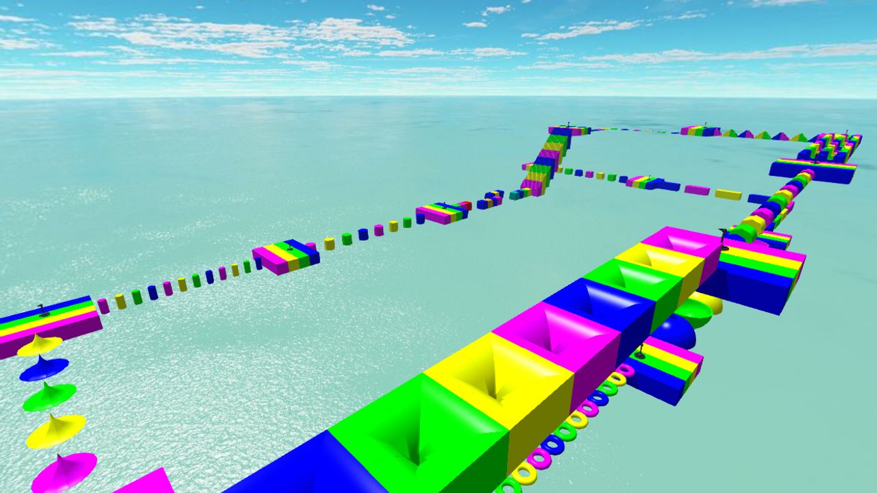 Rainbow obby - HiberWorld: Play, Create, Share.