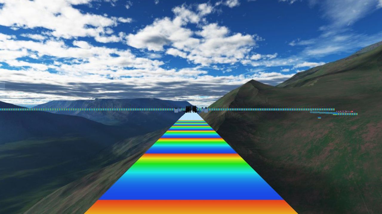 Rainbow run - HiberWorld: Play, Create, Share.