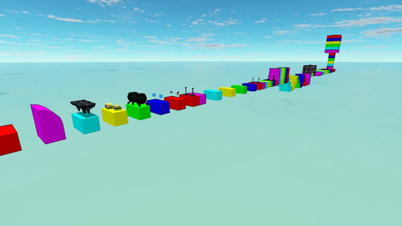 The rainbow Obby part two - HiberWorld: Play, Create, Share.