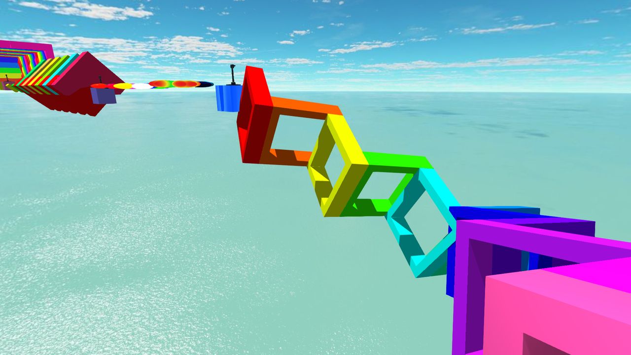 Rainbow Land - RW21 4,200 Plays - HiberWorld: Play, Create, Share.