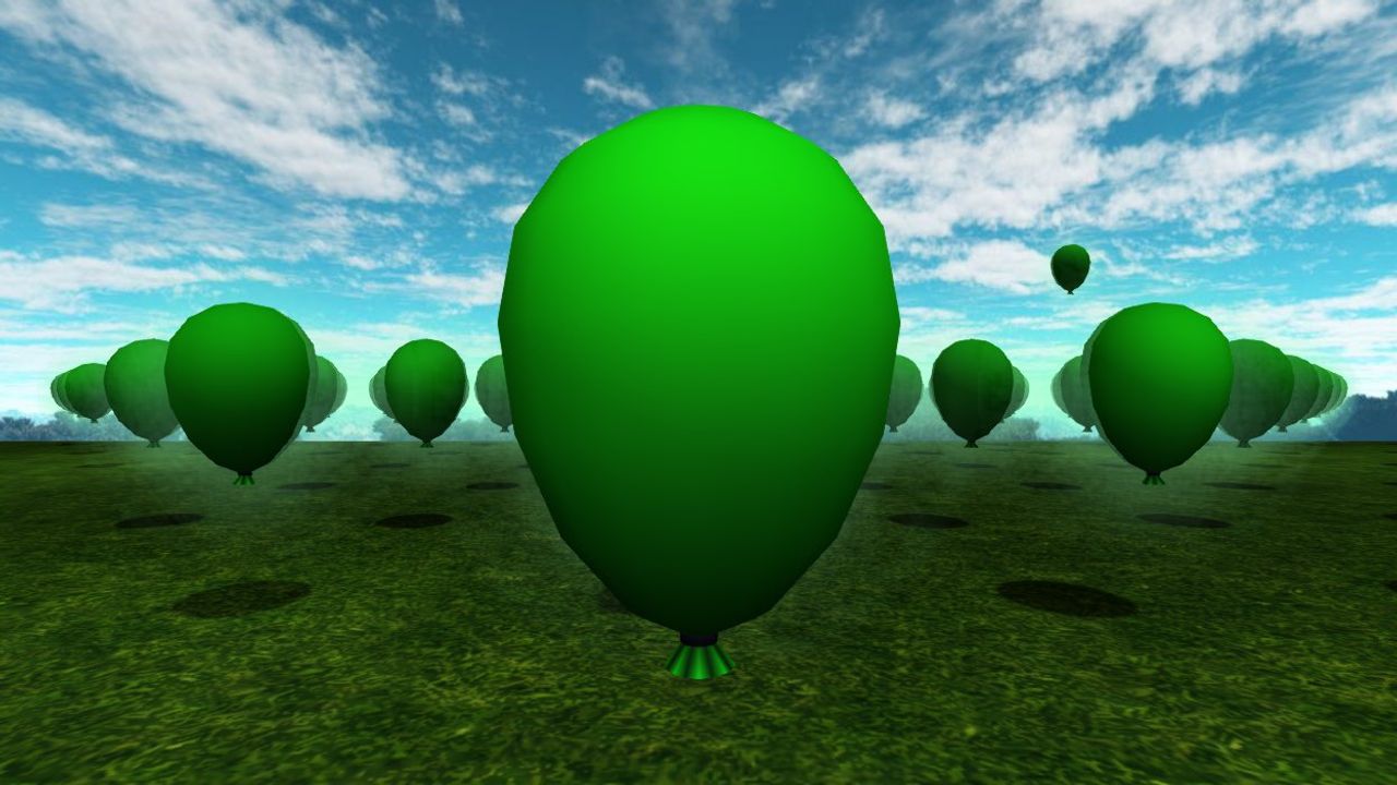 Balloons EVERYWHERE - HiberWorld: Play, Create, Share.
