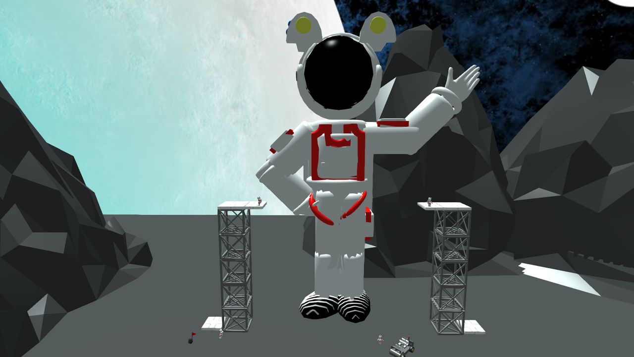 Three Astronauts on Hiber - HiberWorld: Play, Create, Share.