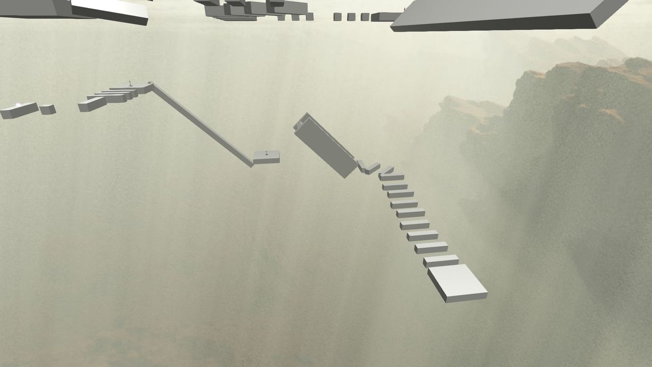 Short Hard White Obby - HiberWorld: Play, Create, Share.