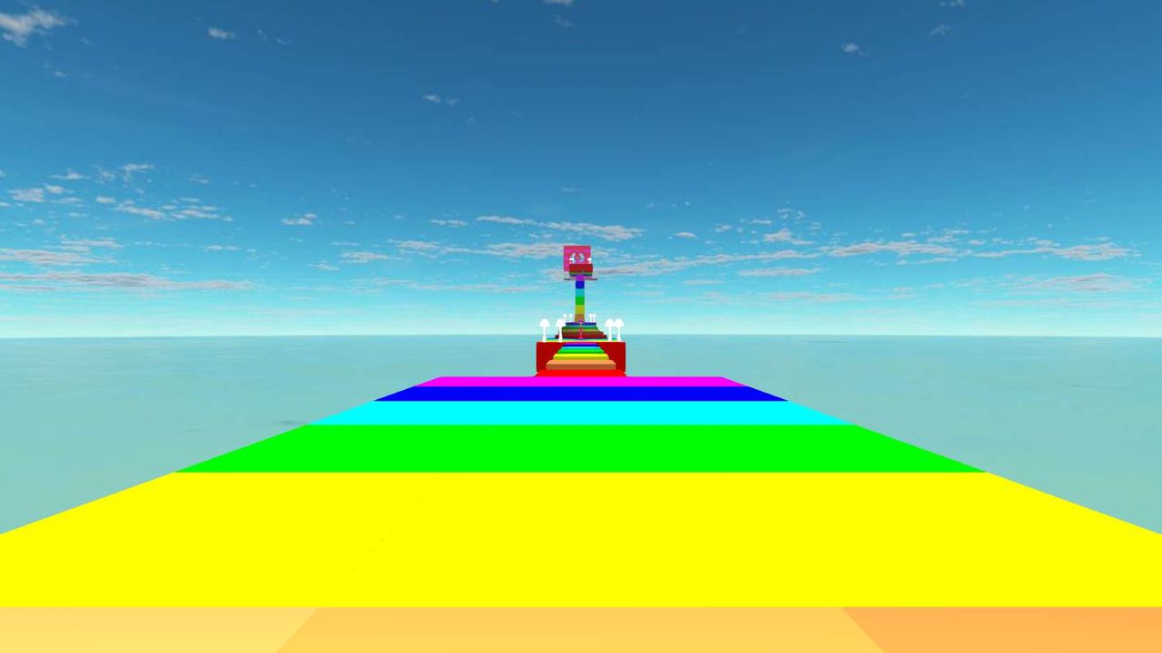 Mega rainbow obby My birthday special - HiberWorld: Play, Create, Share.