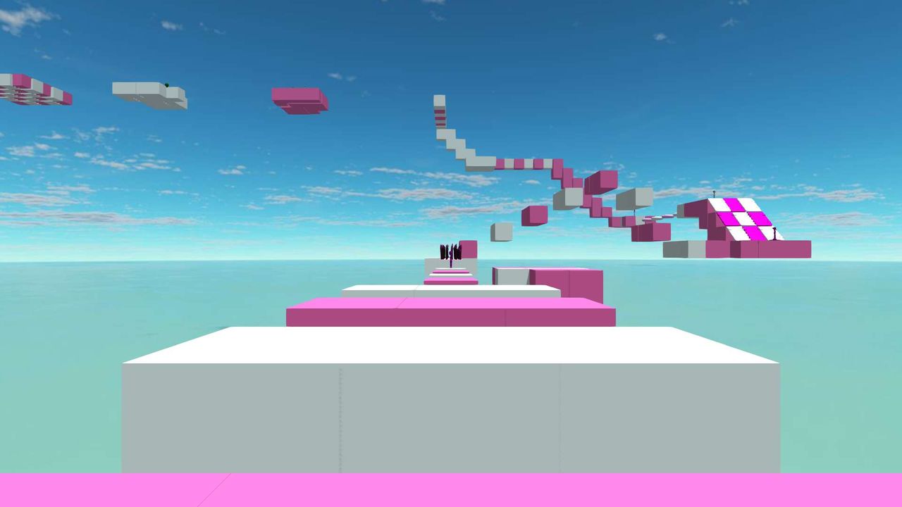 Pink and White Obby - HiberWorld: Play, Create, Share.
