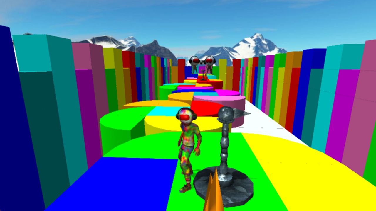 🌈Short rainbow fun run 🌈 - HiberWorld: Play, Create, Share.