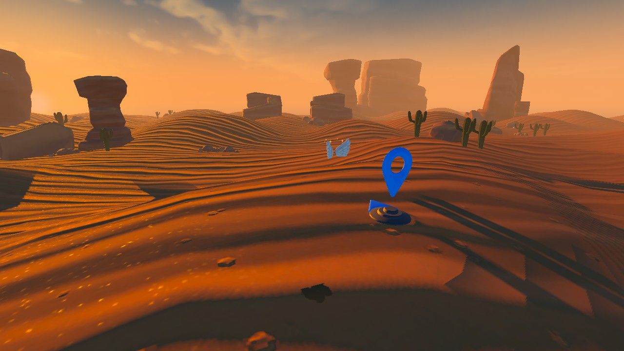Flight in the desert - HiberWorld: Play, Create, Share.